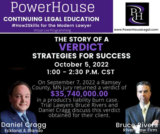 The Story of the Verdict: Strategies for Success with Bruce Rivers and ...